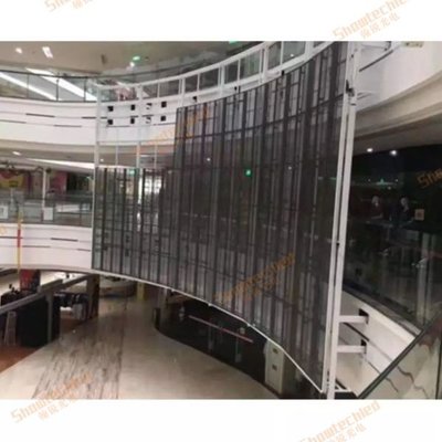 High Brightness LED Grille Display Large Mesh Grid Screen Modular Design P7.81
